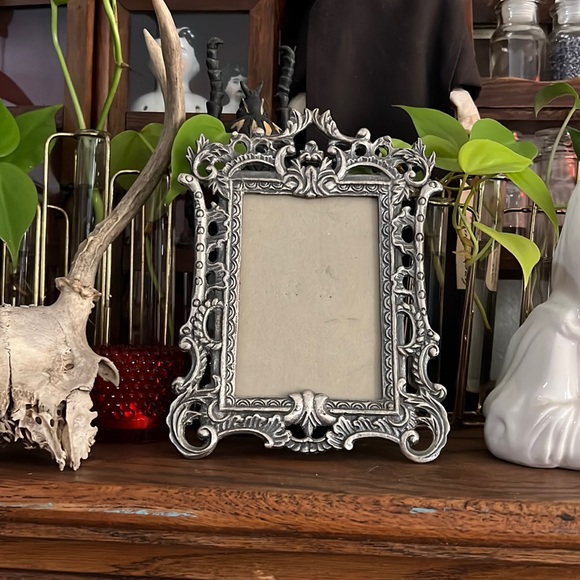 Accents | Vintage Silver Toned Metal Brocade Frame | Poshmark